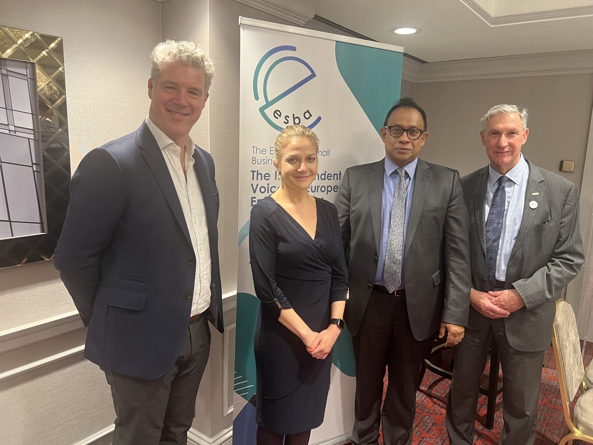 ESBA held a High Level Dinner on the 17th October for invited guests to ...